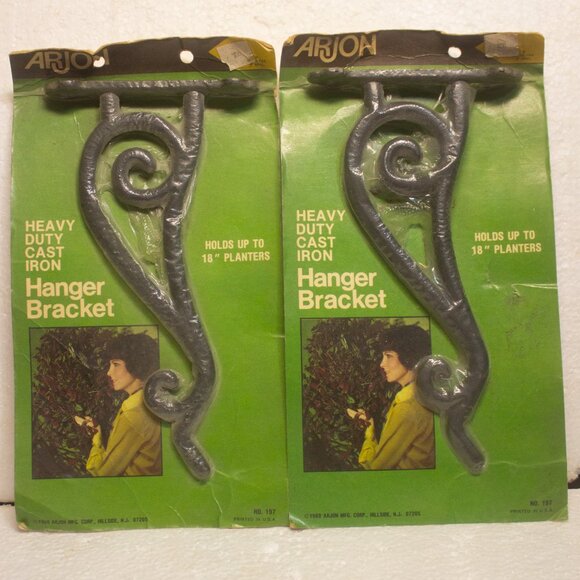 Arjon | Accents | Vintage From 98 2 Heavyduty Castiron Plant Hangers ...